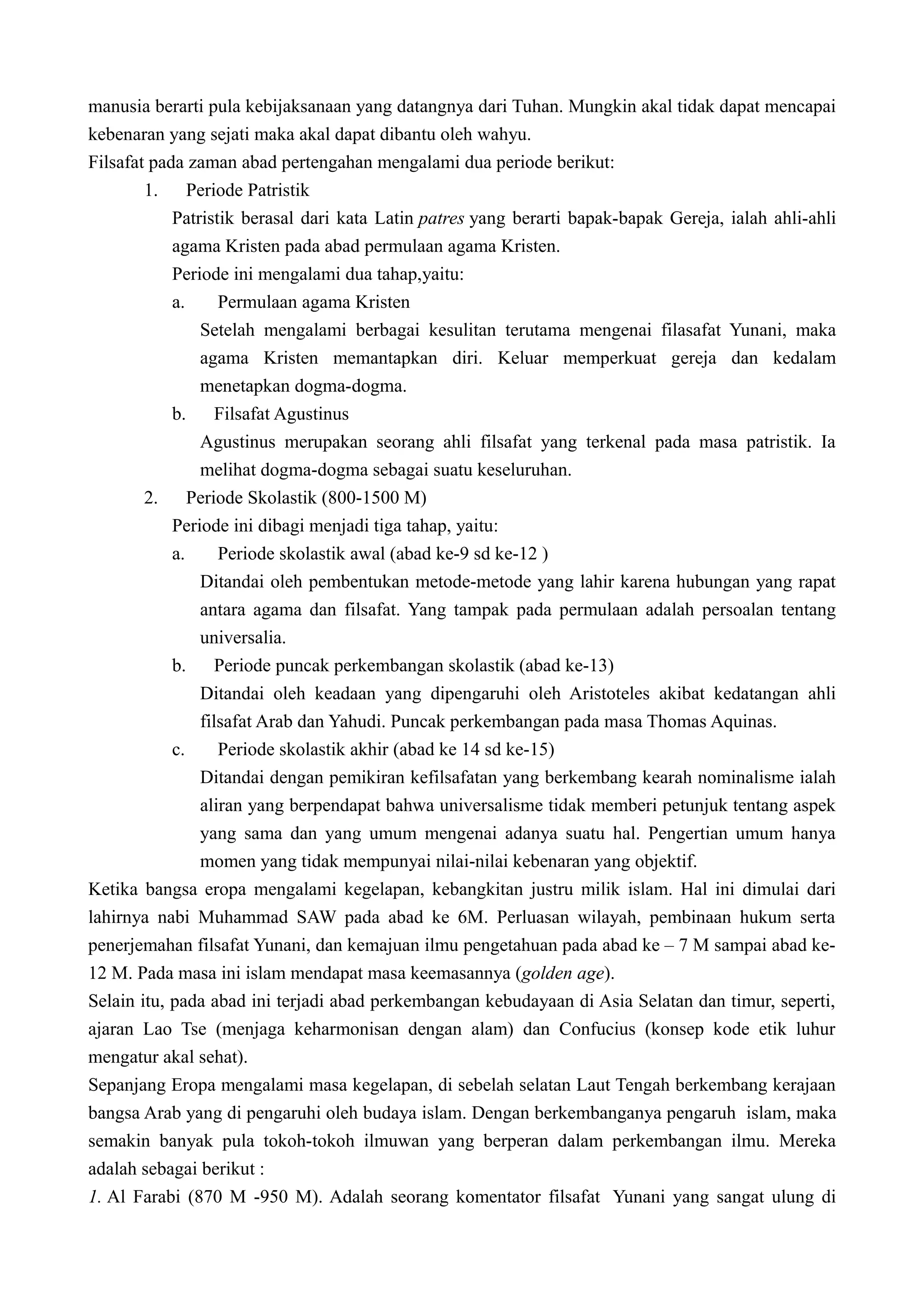 Perkembangan ilmu pengetahuan di dunia islam dan barat | DOC