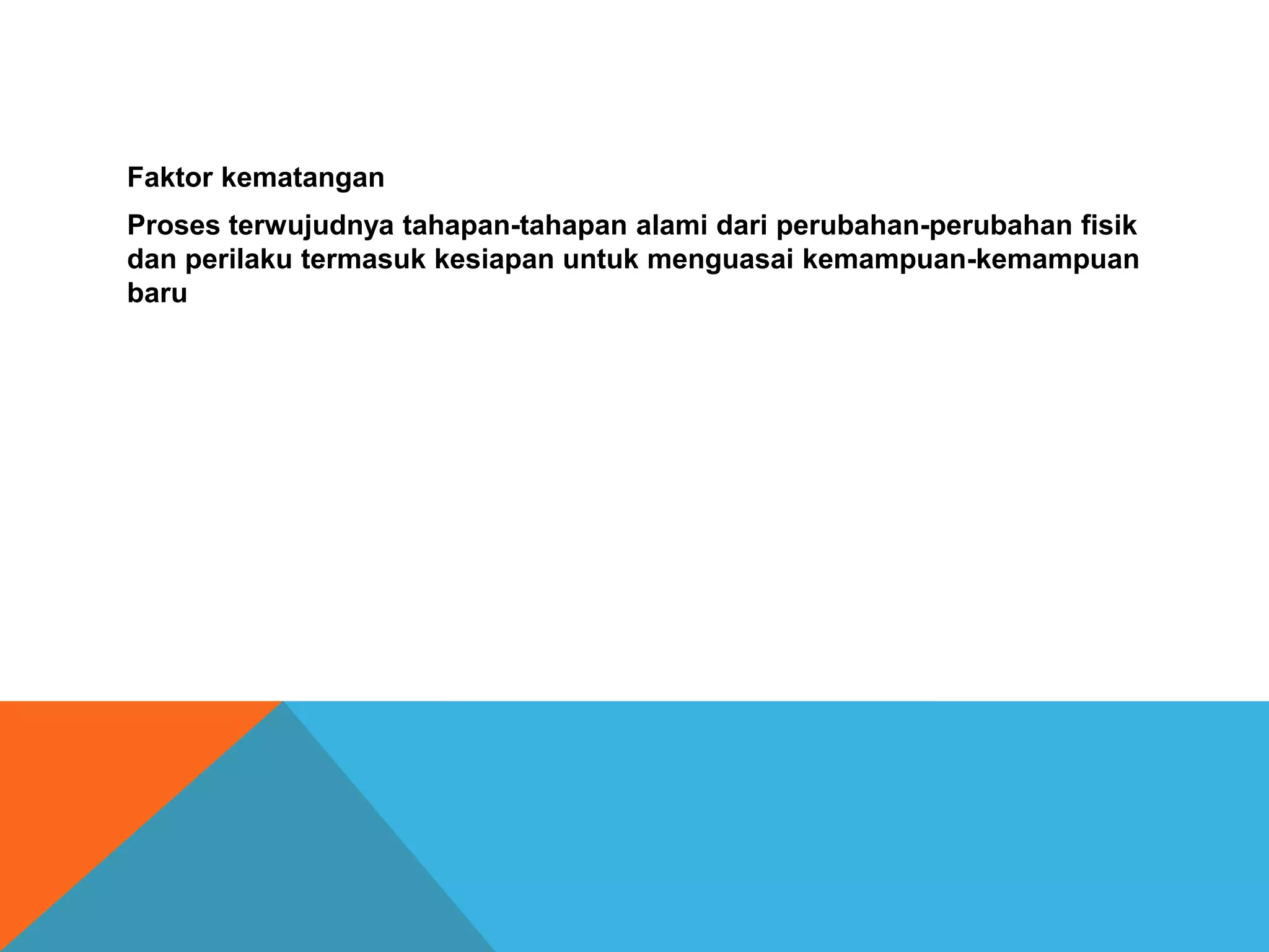 Perkembangan individu | PPTX