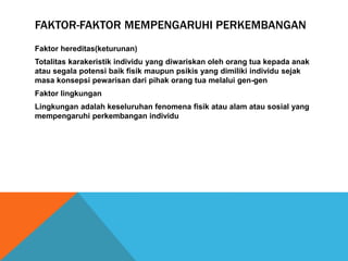 Perkembangan individu | PPTX