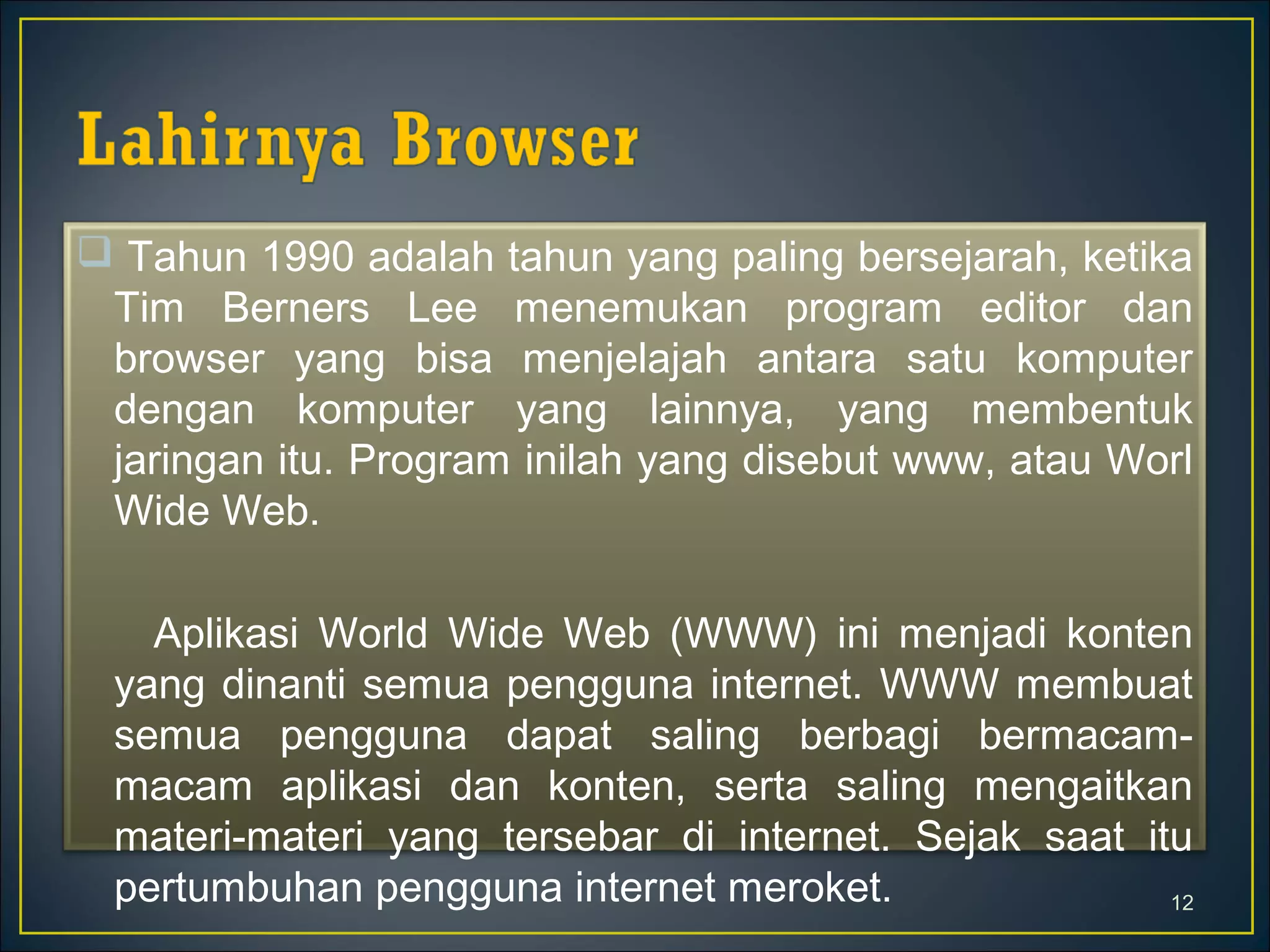 Perkembangan internet dari awal hingga sekarang_tepiapriani_2ia21 ...
