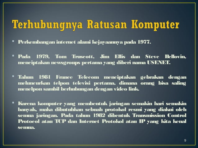 Perkembangan internet dari awal hingga sekarang_tepiapriani_2ia21 ...