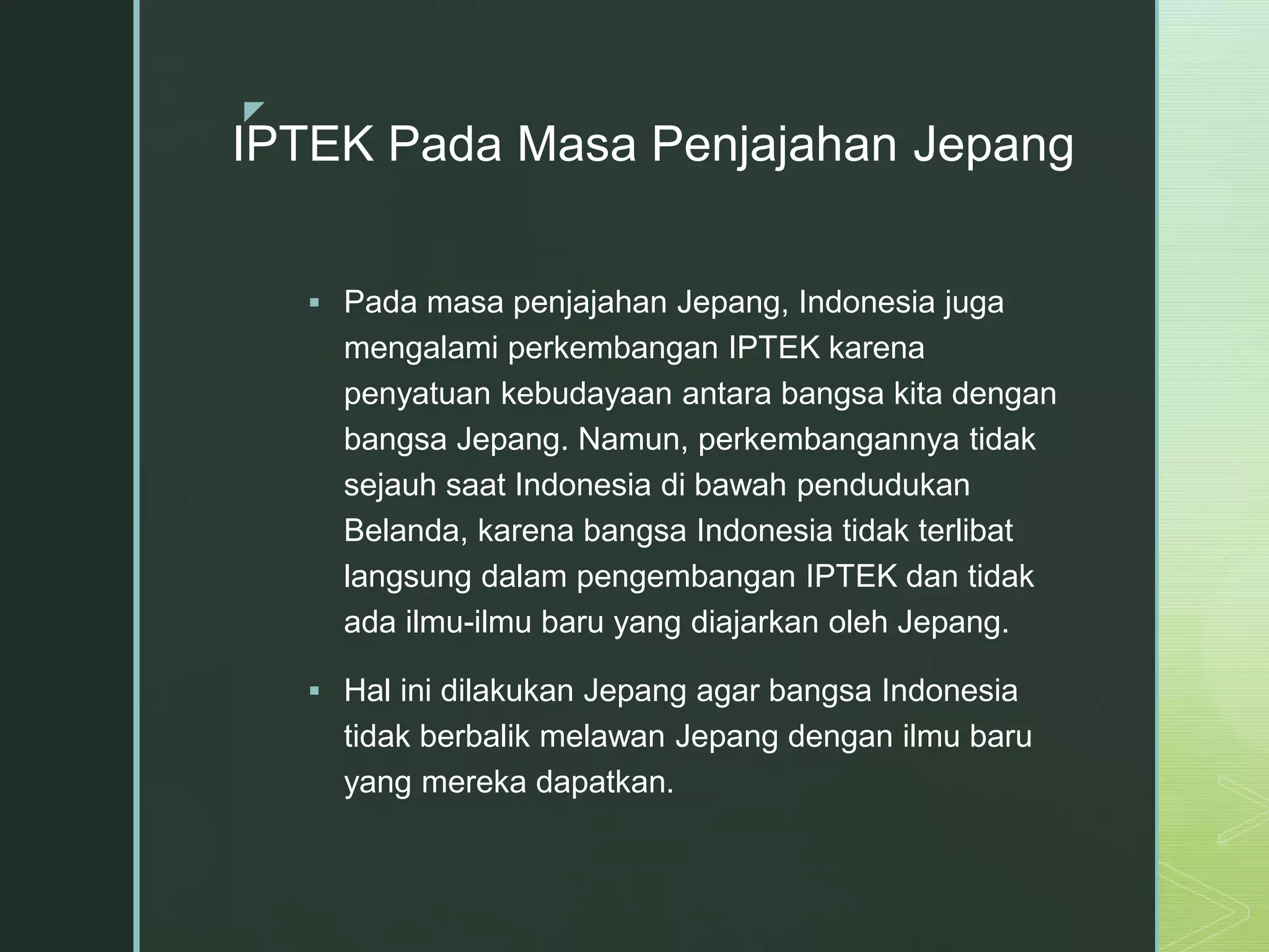 Perkembangan IPTEK di Indonesia.pptx