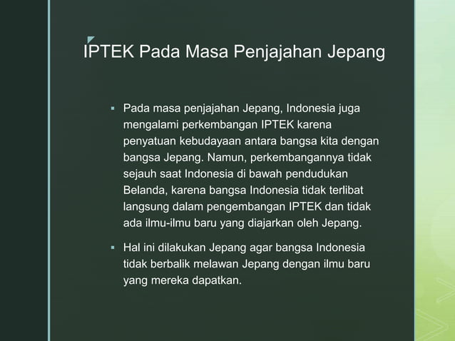Perkembangan IPTEK di Indonesia.pptx