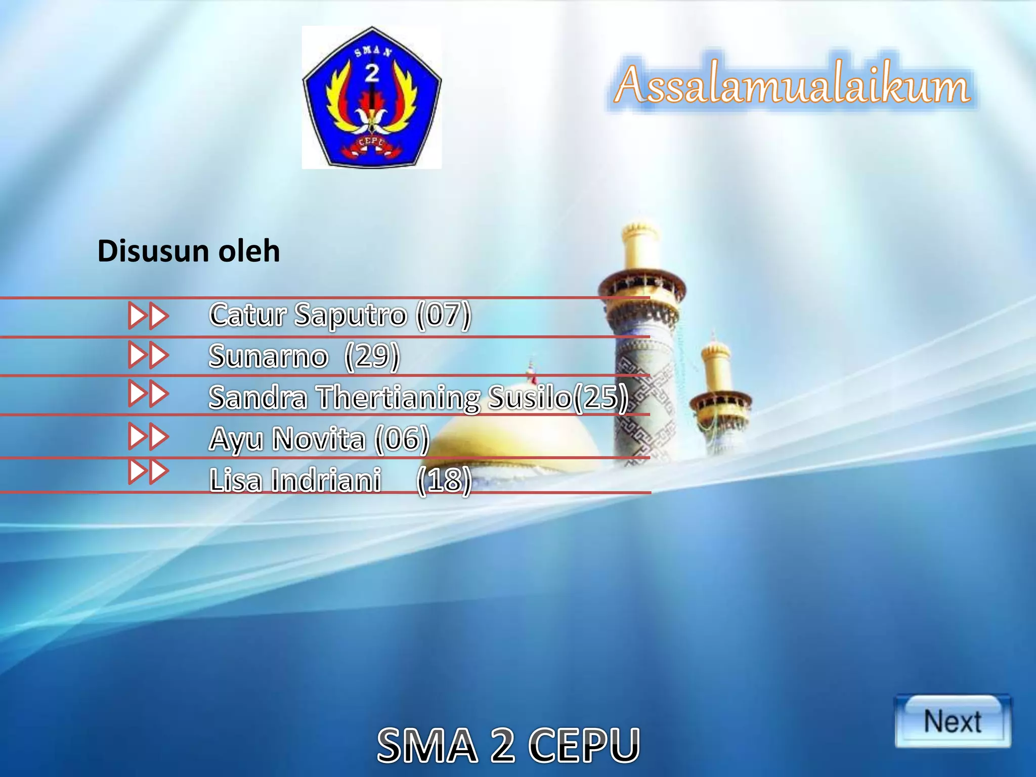 Perkembangan islam abad pertengahan | PPTX