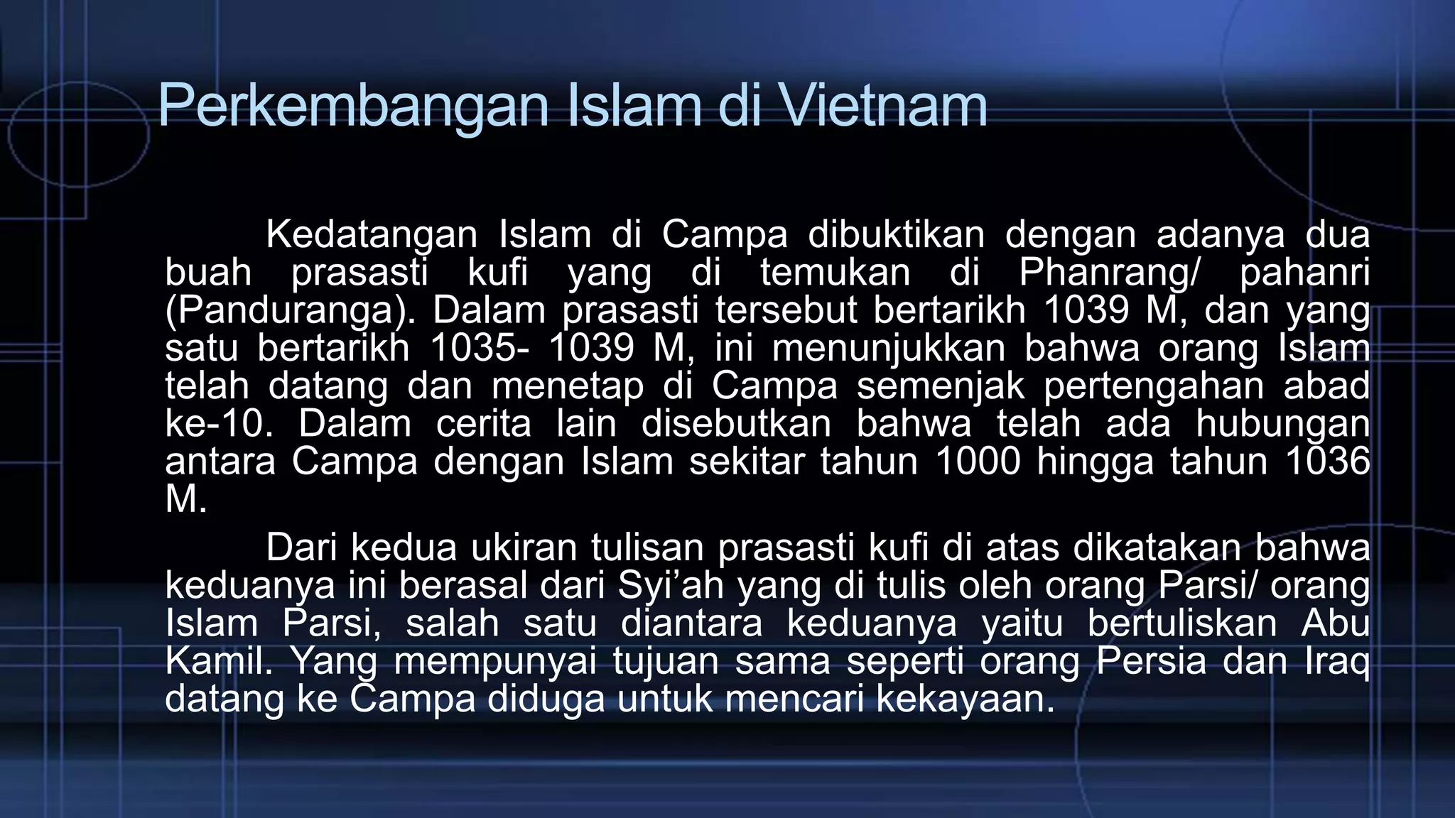 Perkembangan Islam di Asia Tenggara | PPTX