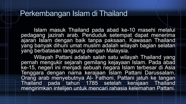 Perkembangan Islam di Asia Tenggara | PPTX