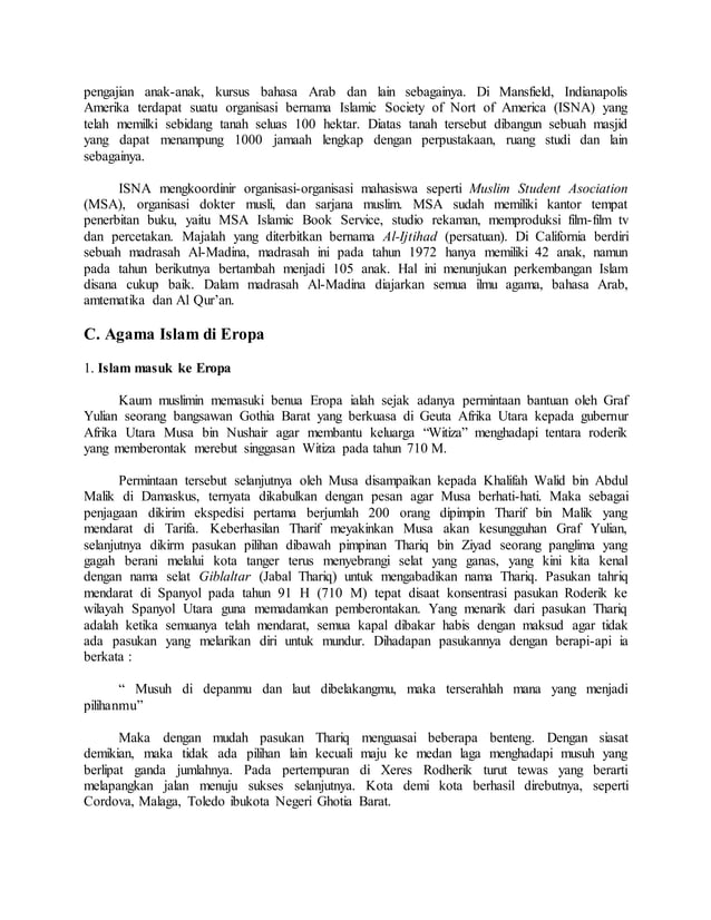 Perkembangan islam di dunia | PDF