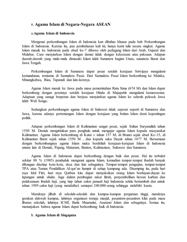 Perkembangan islam di dunia | PDF