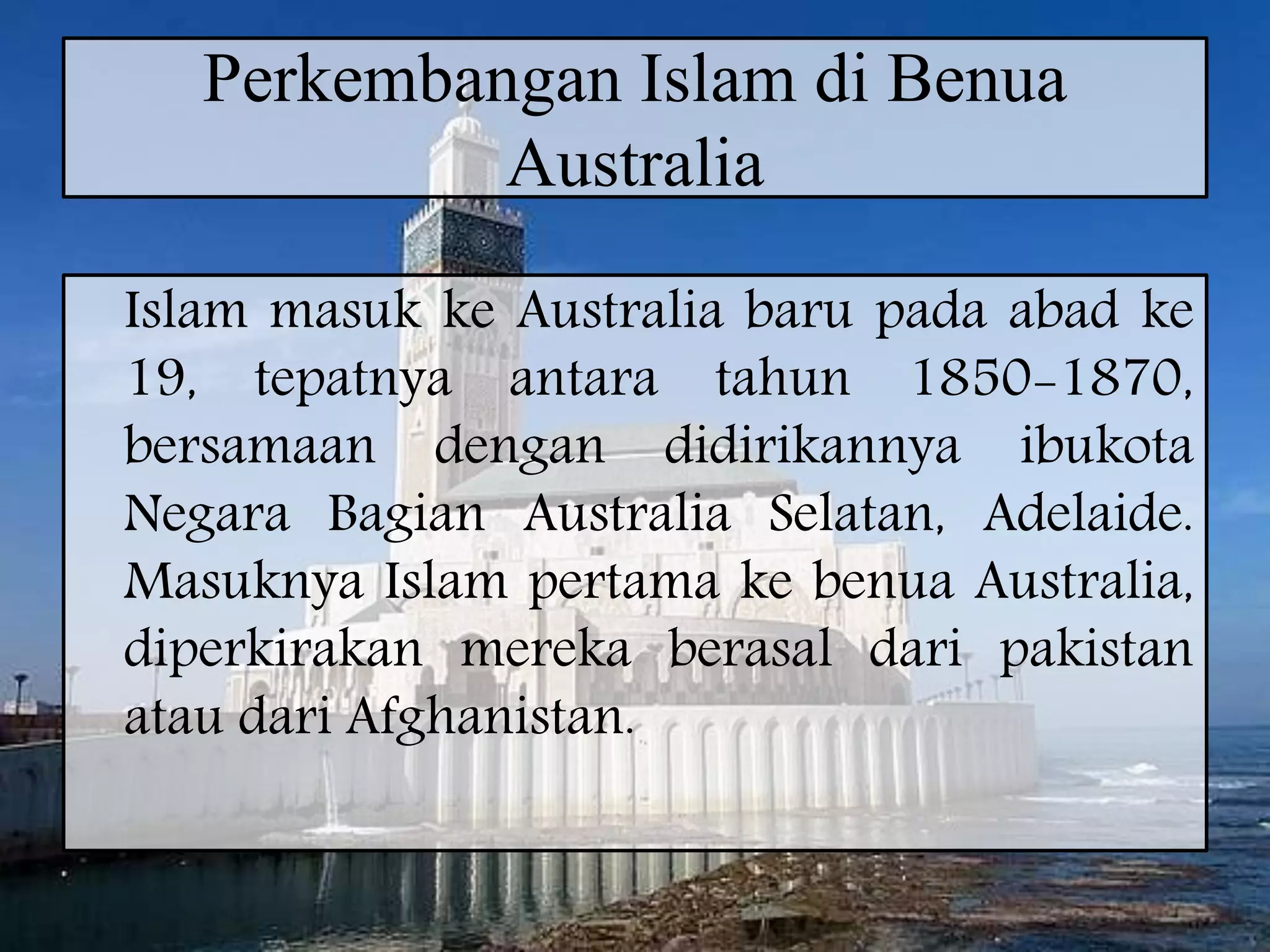 Perkembangan islam di dunia | PPTX