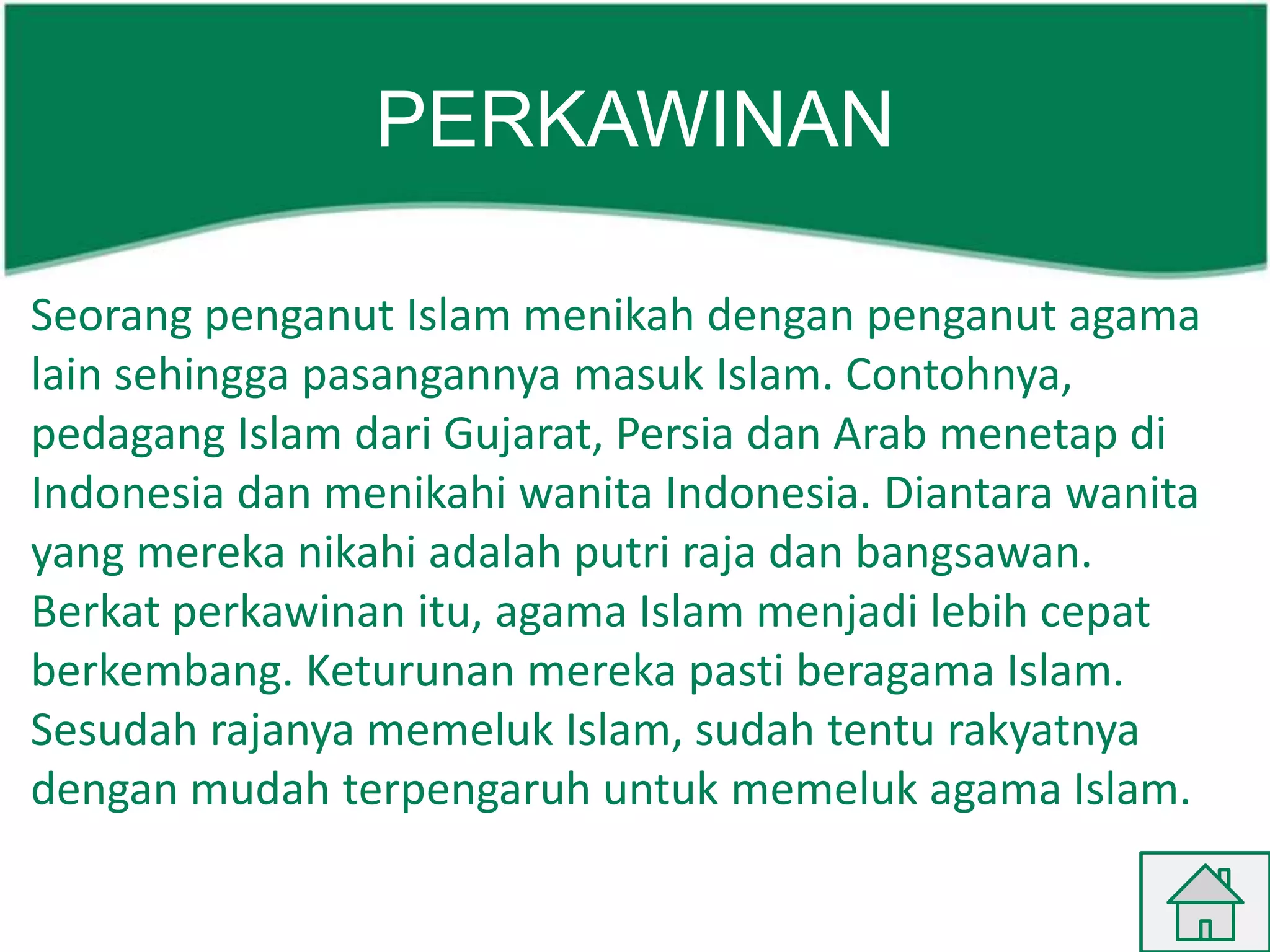 Perkembangan islam di indonesia | PPTX