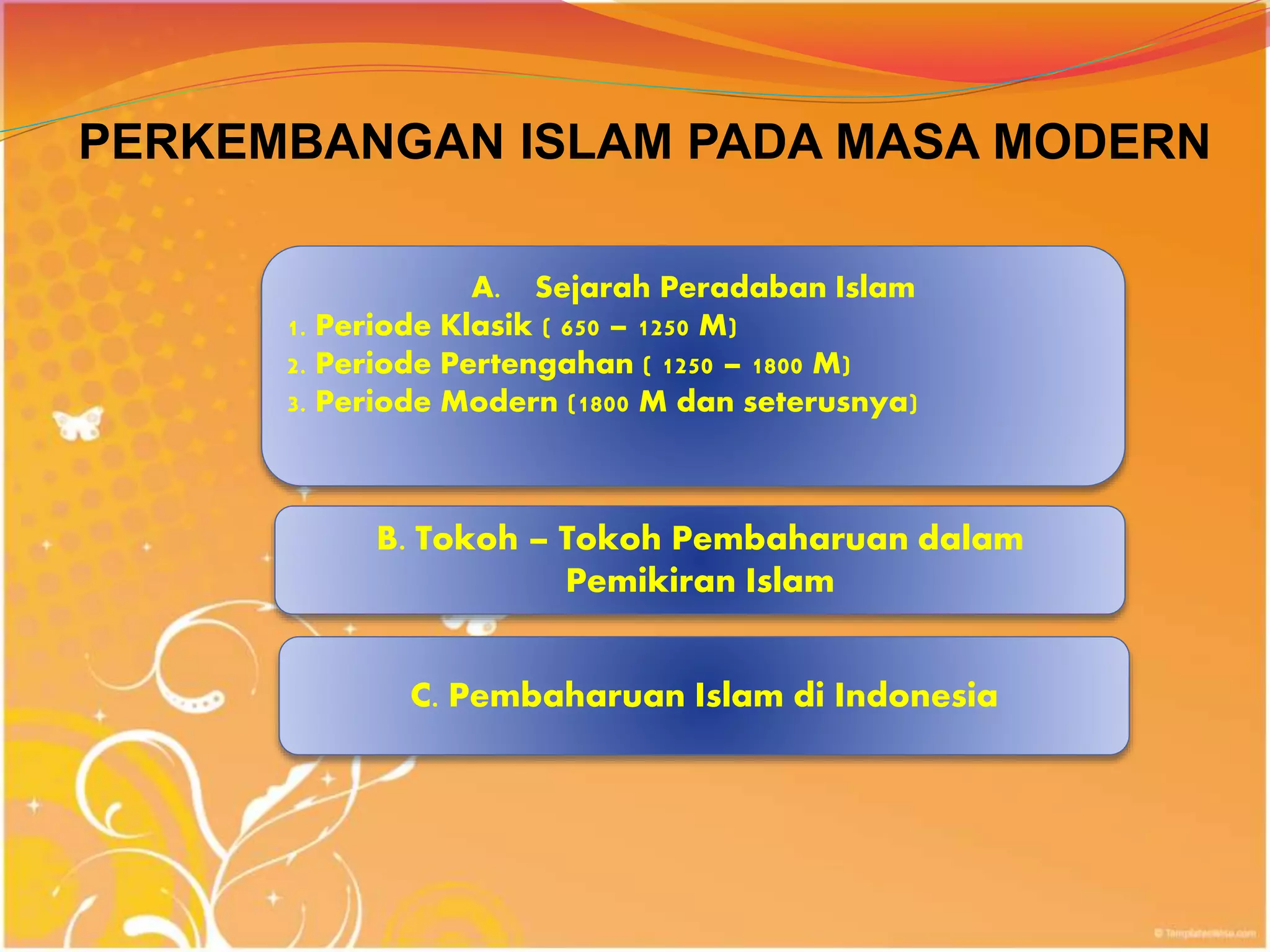 Perkembangan islam masa modern | PPT