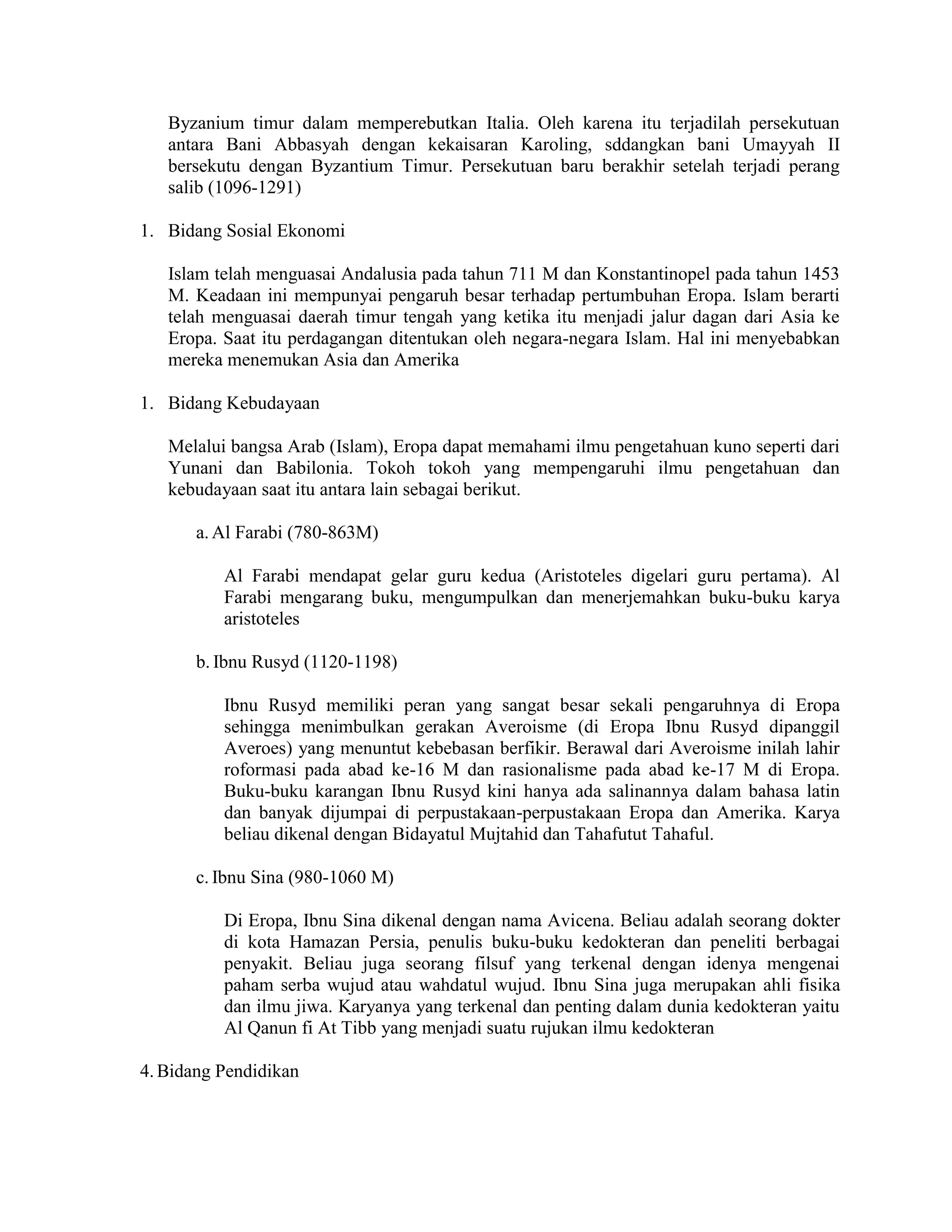 Perkembangan islam pada abad | PDF