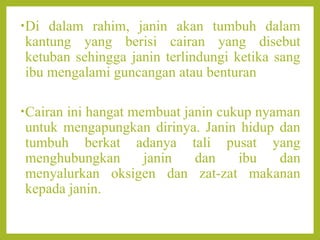 PPT.Perkembangan Janin pada Proses Kehamilan | PPT