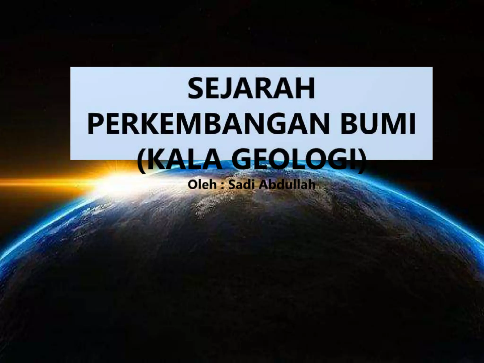 perkembangan kehidupan bumi.ppt