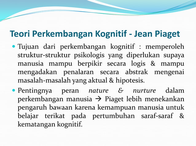 Perkembangan kognitif | PPTX
