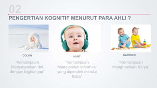 Perkembangan kognitif dan bahasa | PPTX