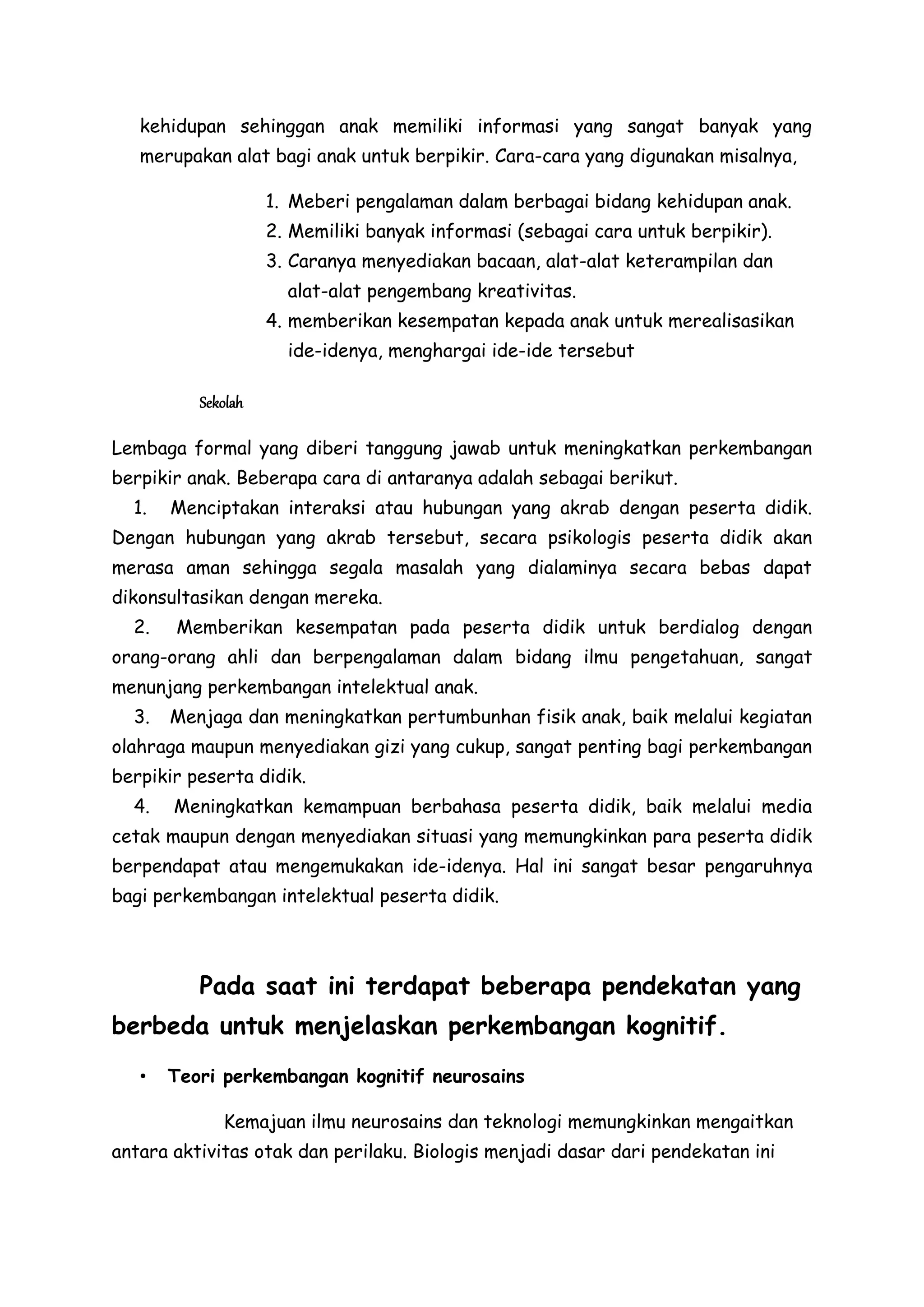 Perkembangan Kognitif Kelompok Bu Arbindocx 
