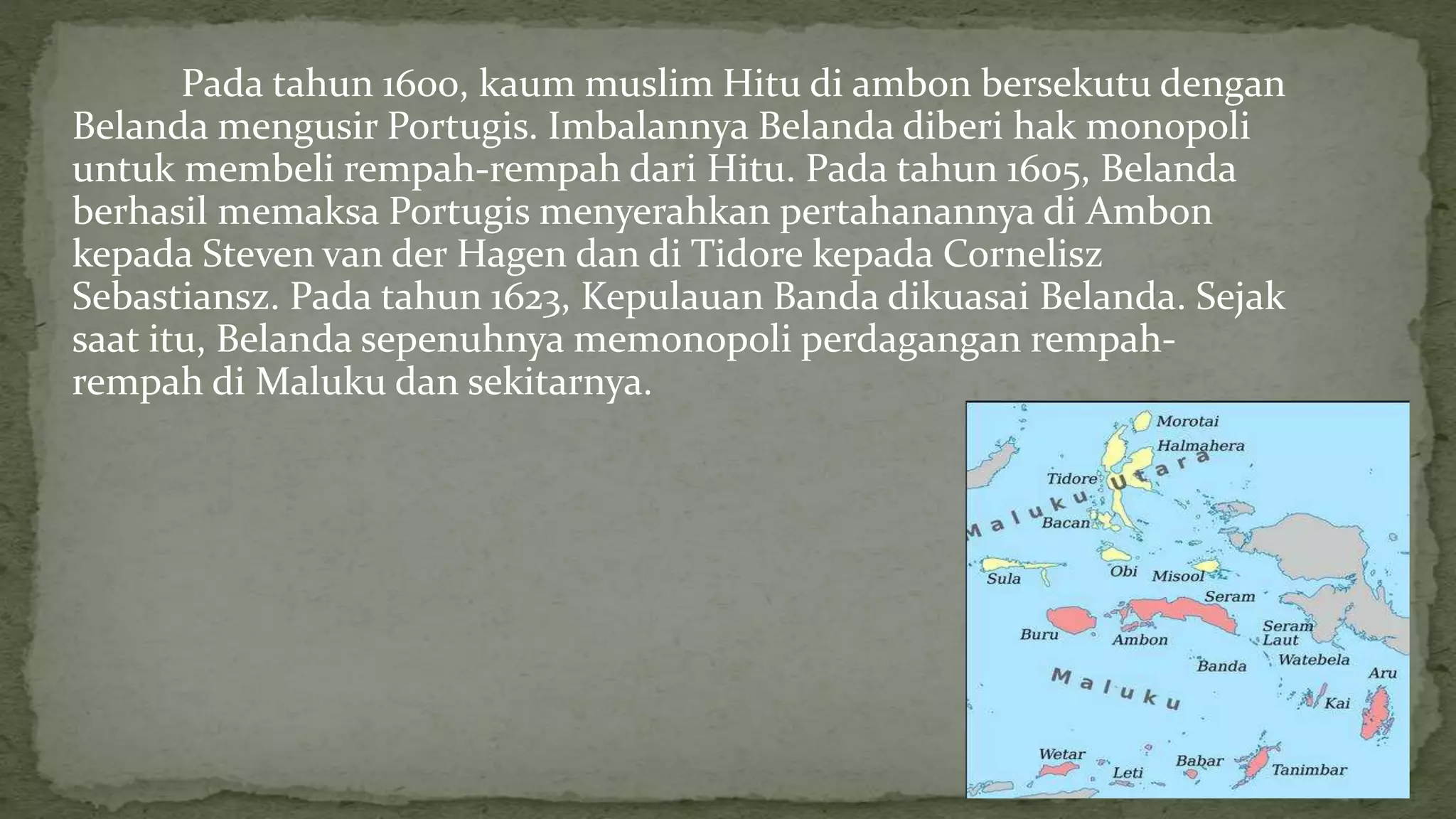 Perkembangan kolonialisme dan imperialisme di indonesia | PPTX