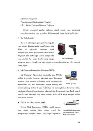 Perkembangan komponen input device | PDF