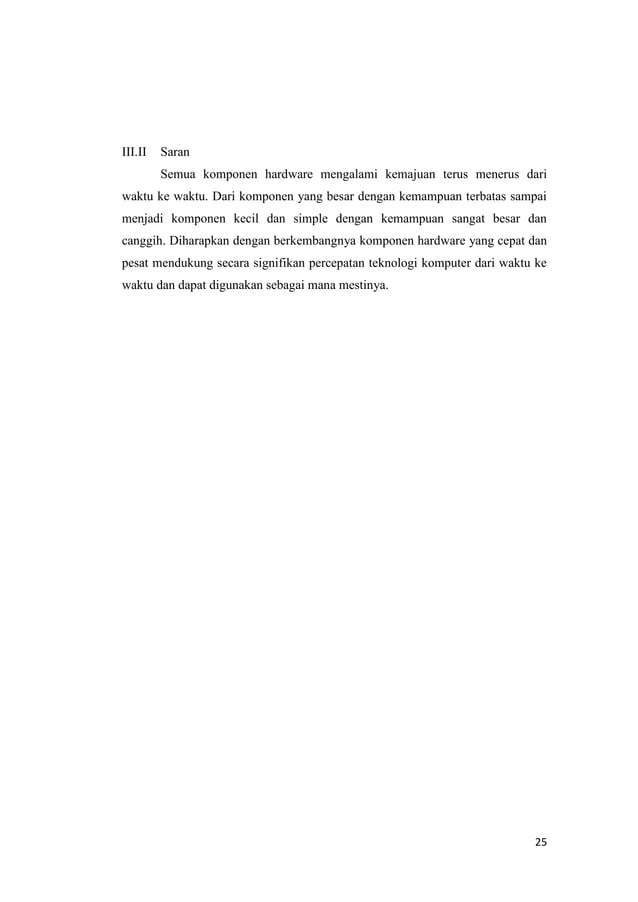 Perkembangan komponen input device | PDF