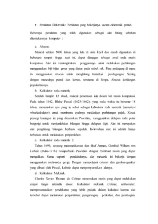 Perkembangan komputer | PDF