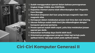 Sejarah Komputer dan Perkembangannya | PDF