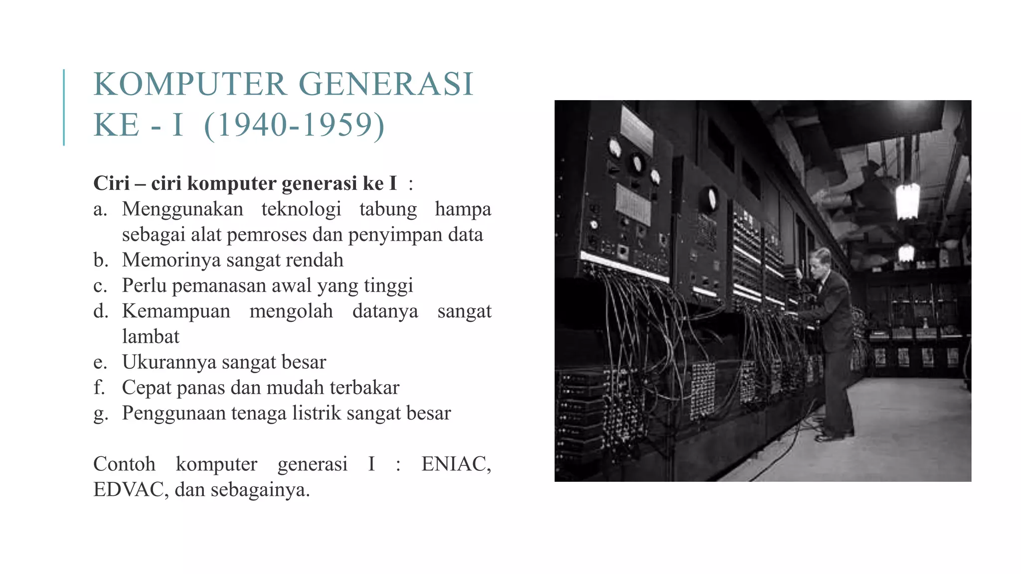 Perkembangan komputer di masyarakat | PPT