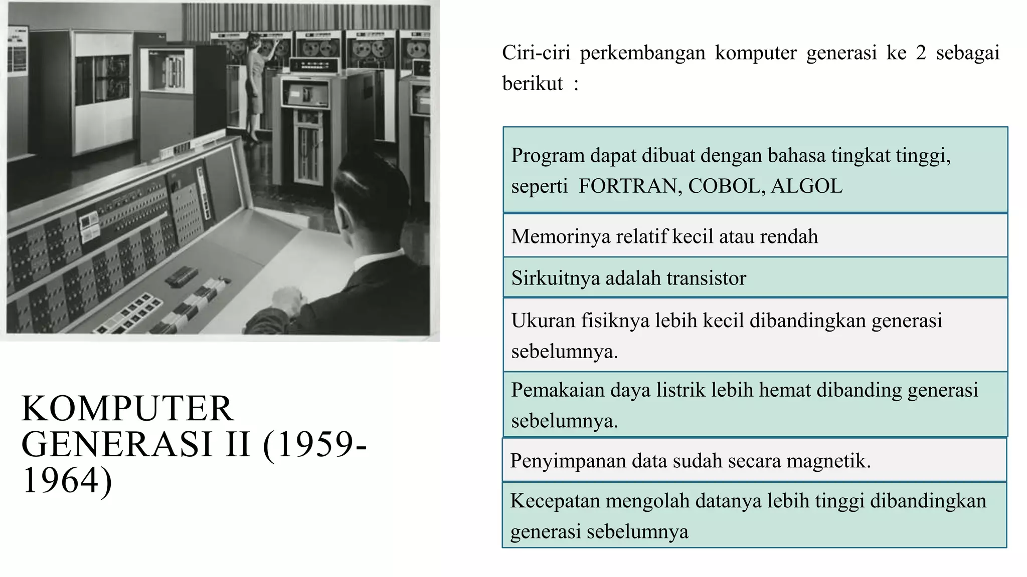 Perkembangan komputer di masyarakat | PPT