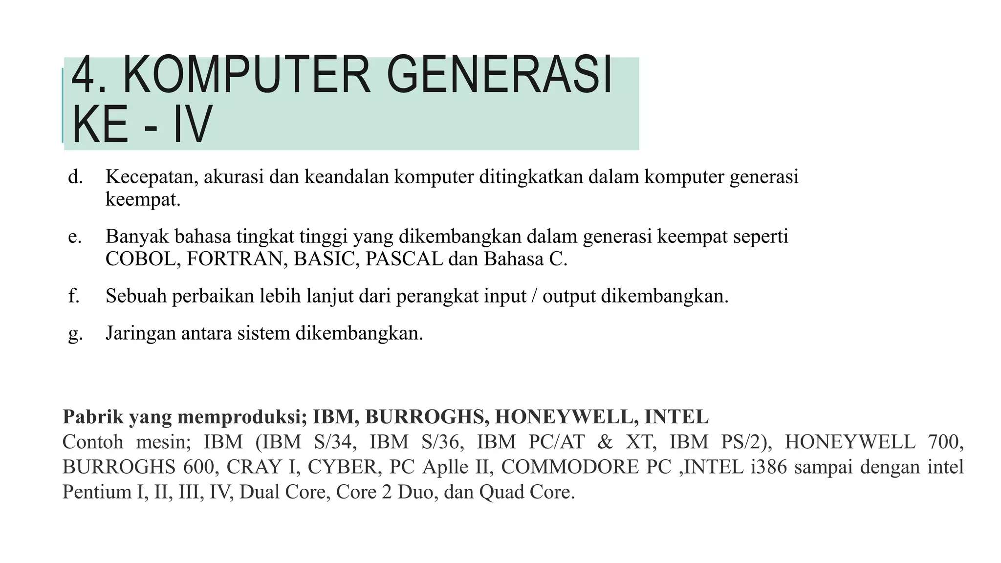 Perkembangan komputer di masyarakat | PPT