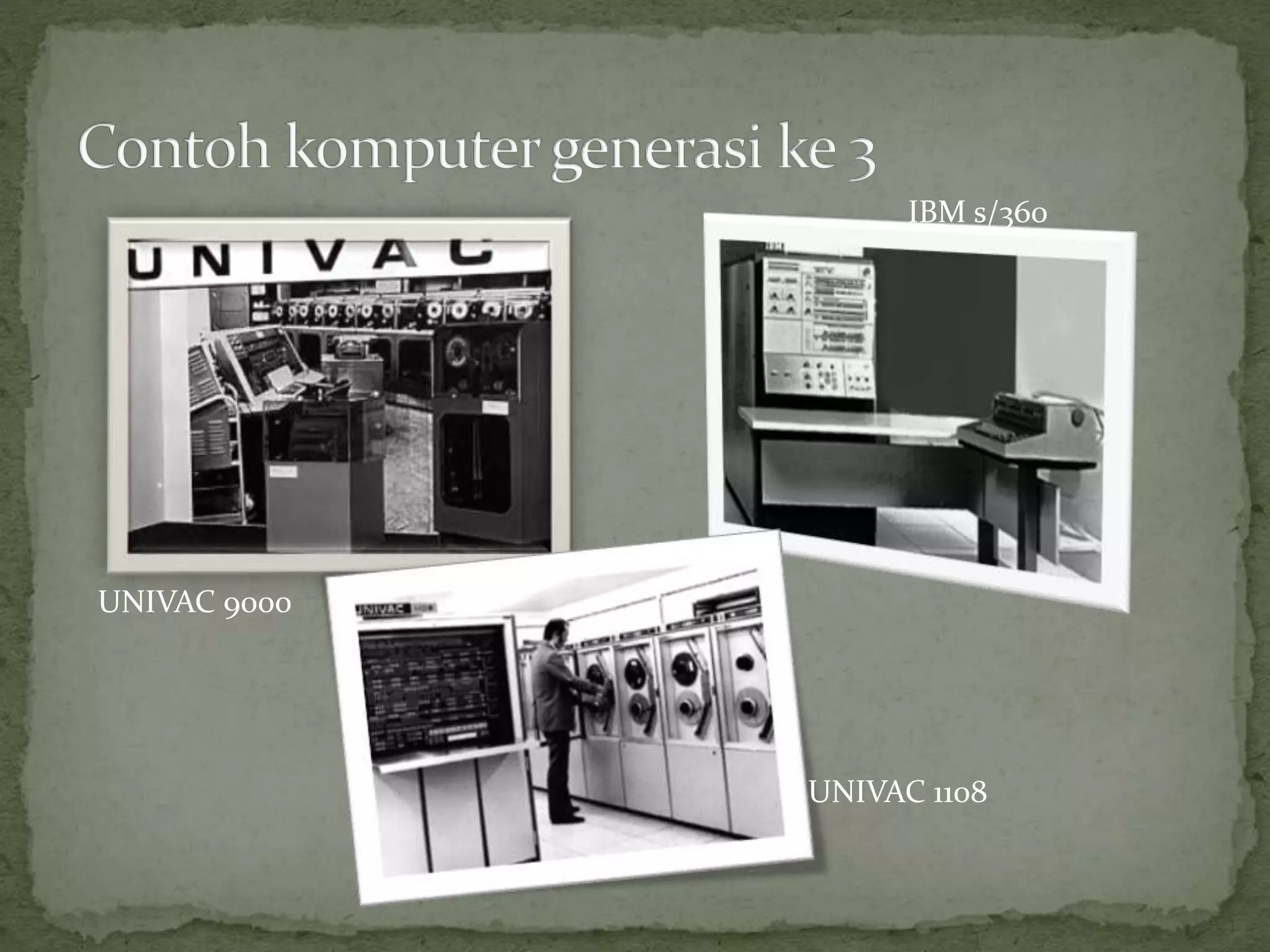 Perkembangan komputer generasi ketiga | PPTX