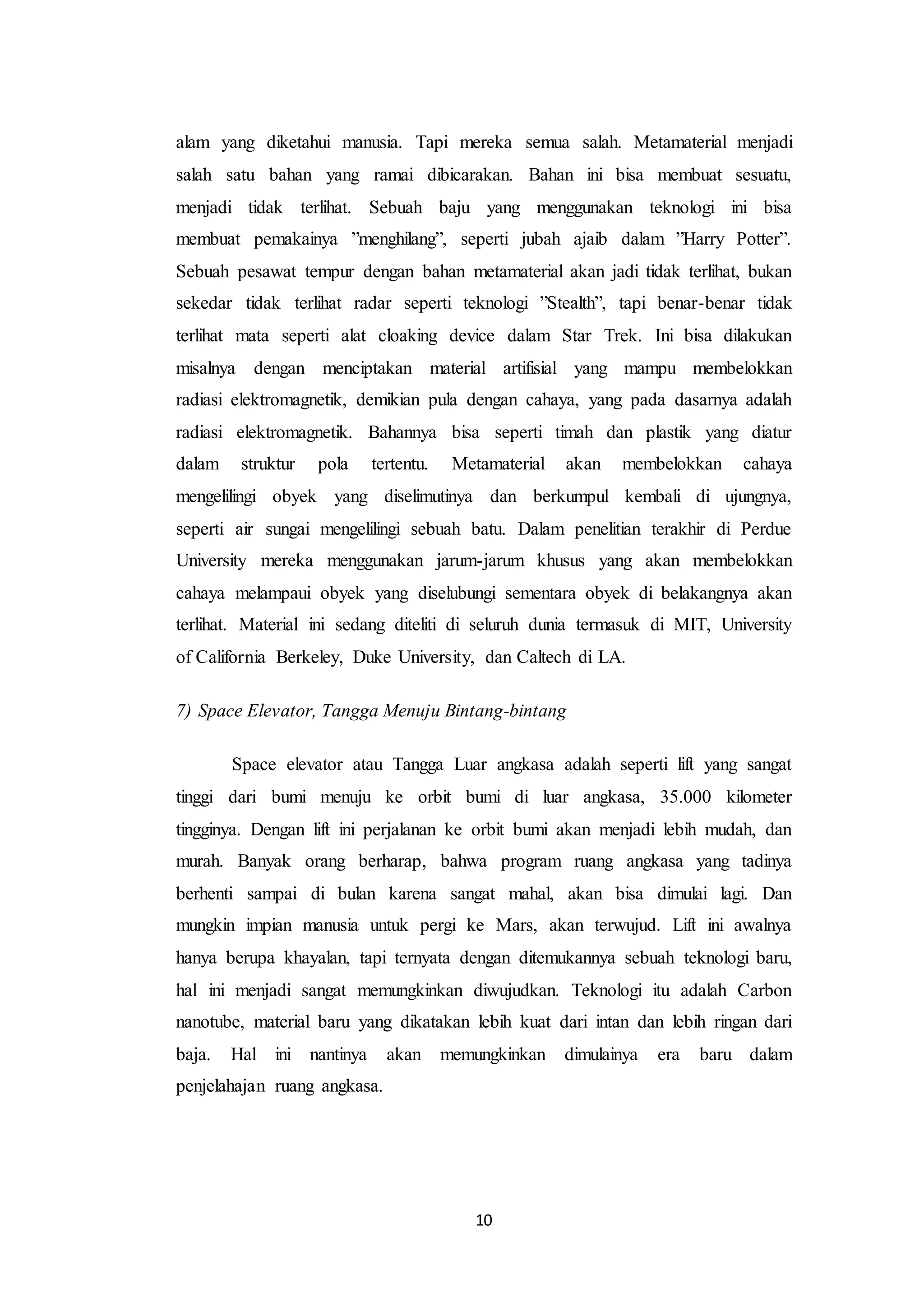 Perkembangan komputer masa depan | DOCX