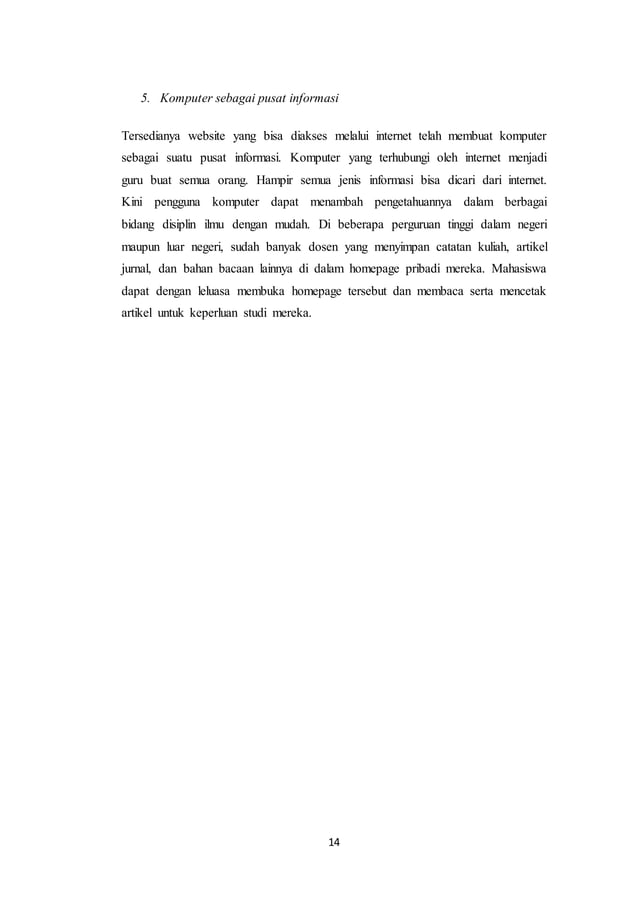 Perkembangan komputer masa depan | DOCX