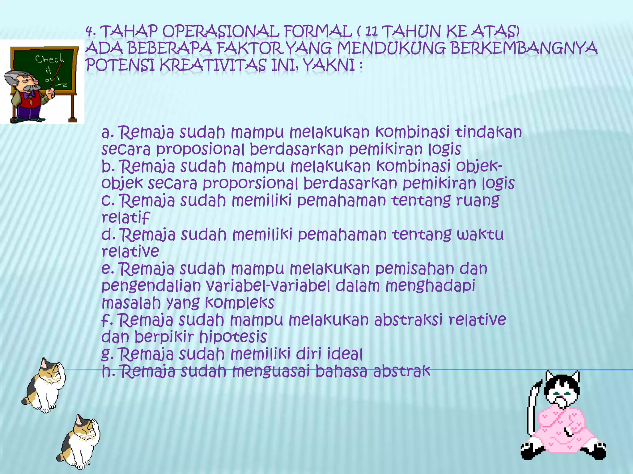 Perkembangan kreativitas | PPTX