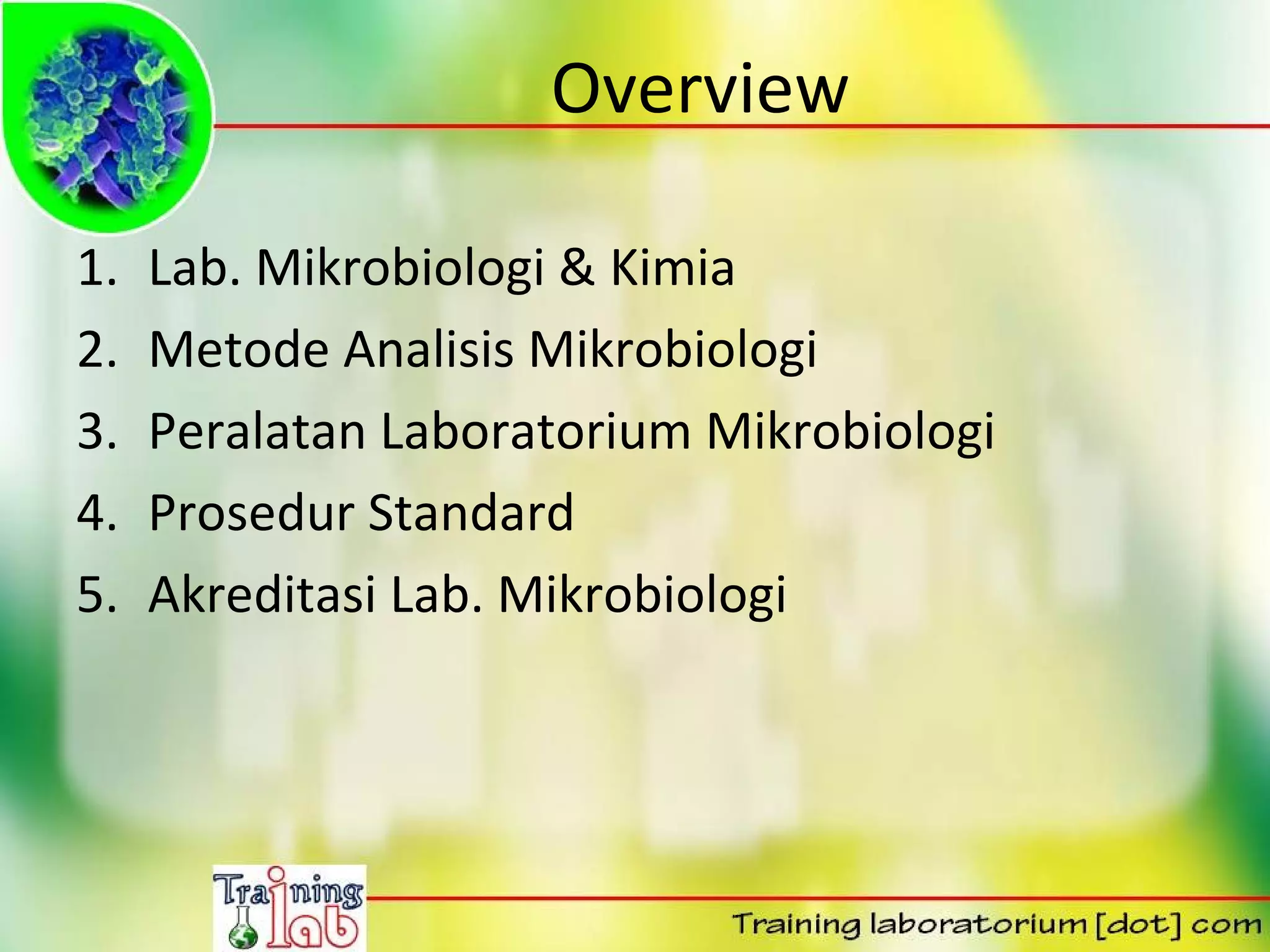Perkembangan Tekhnologi di Laboratorium Mikrobiologi | PPT