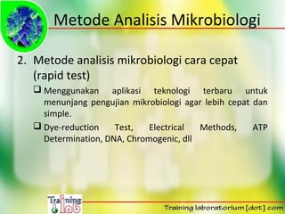 Perkembangan Tekhnologi di Laboratorium Mikrobiologi | PPT