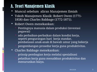 perkembangan manajemen menurut ahli bab 3.ppt