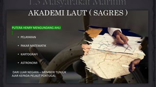 Perkembangan masyarakat maritim di portugal | PPTX