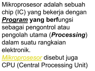 Perkembangan Mikroprosesor | PPTX