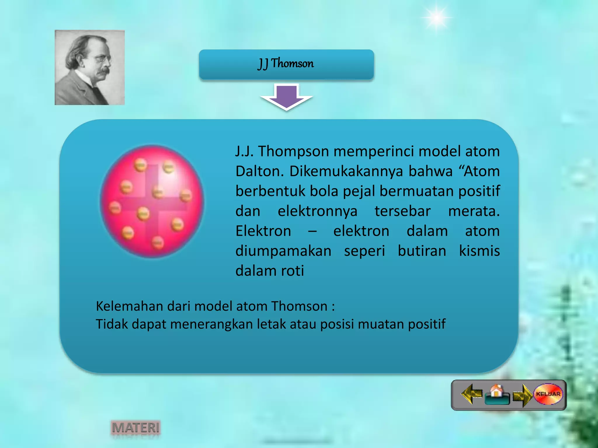 Perkembangan model atom | PPTX