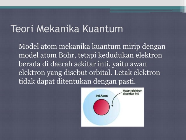 Perkembangan model atom | PPTX