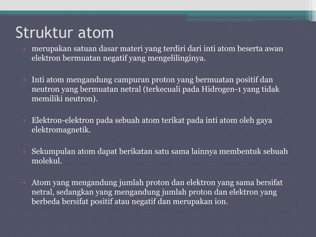 Perkembangan model atom | PPTX