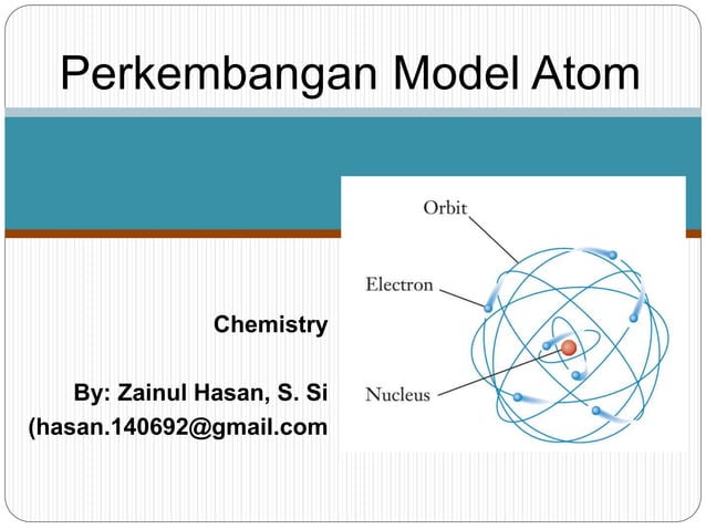 Perkembangan model atom | PPTX