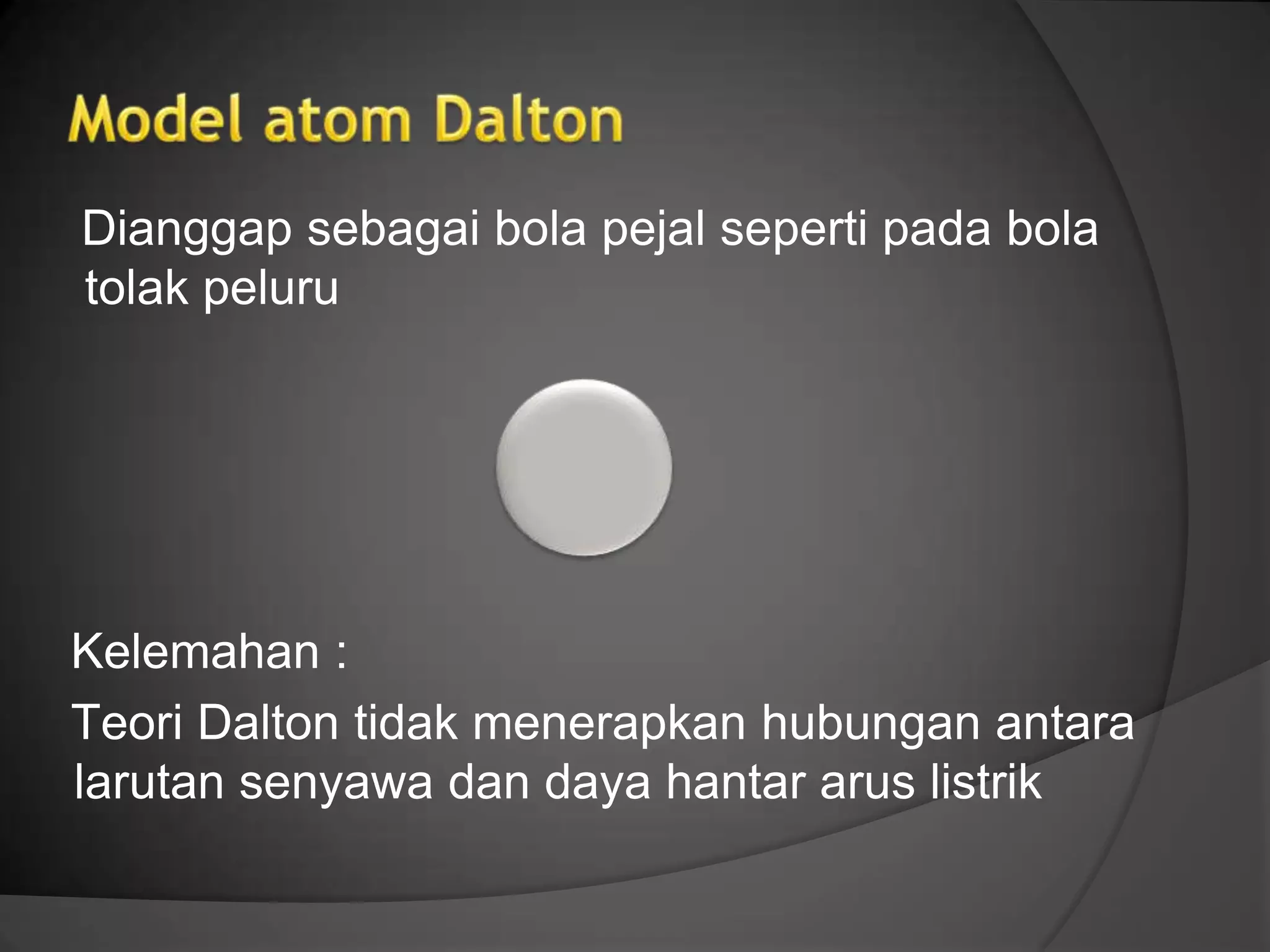 Perkembangan model atom dan struktur atom | PPTX