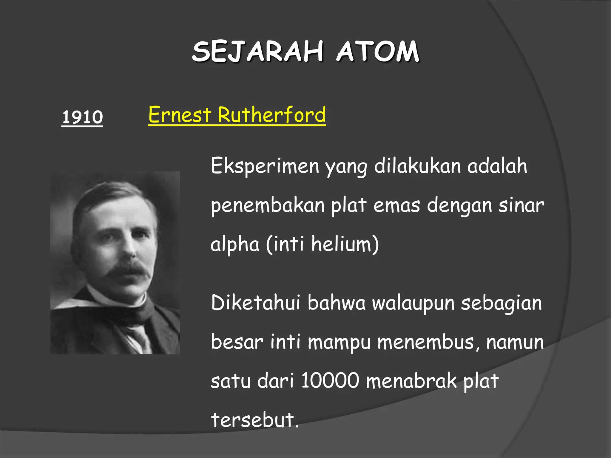 Perkembangan model atom dan struktur atom | PPTX