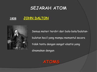 Perkembangan model atom dan struktur atom | PPTX