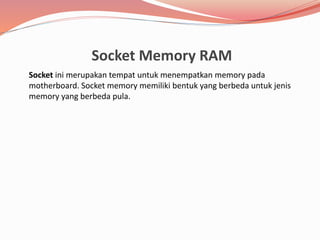 Perkembangan monitor & mainboard | PPTX