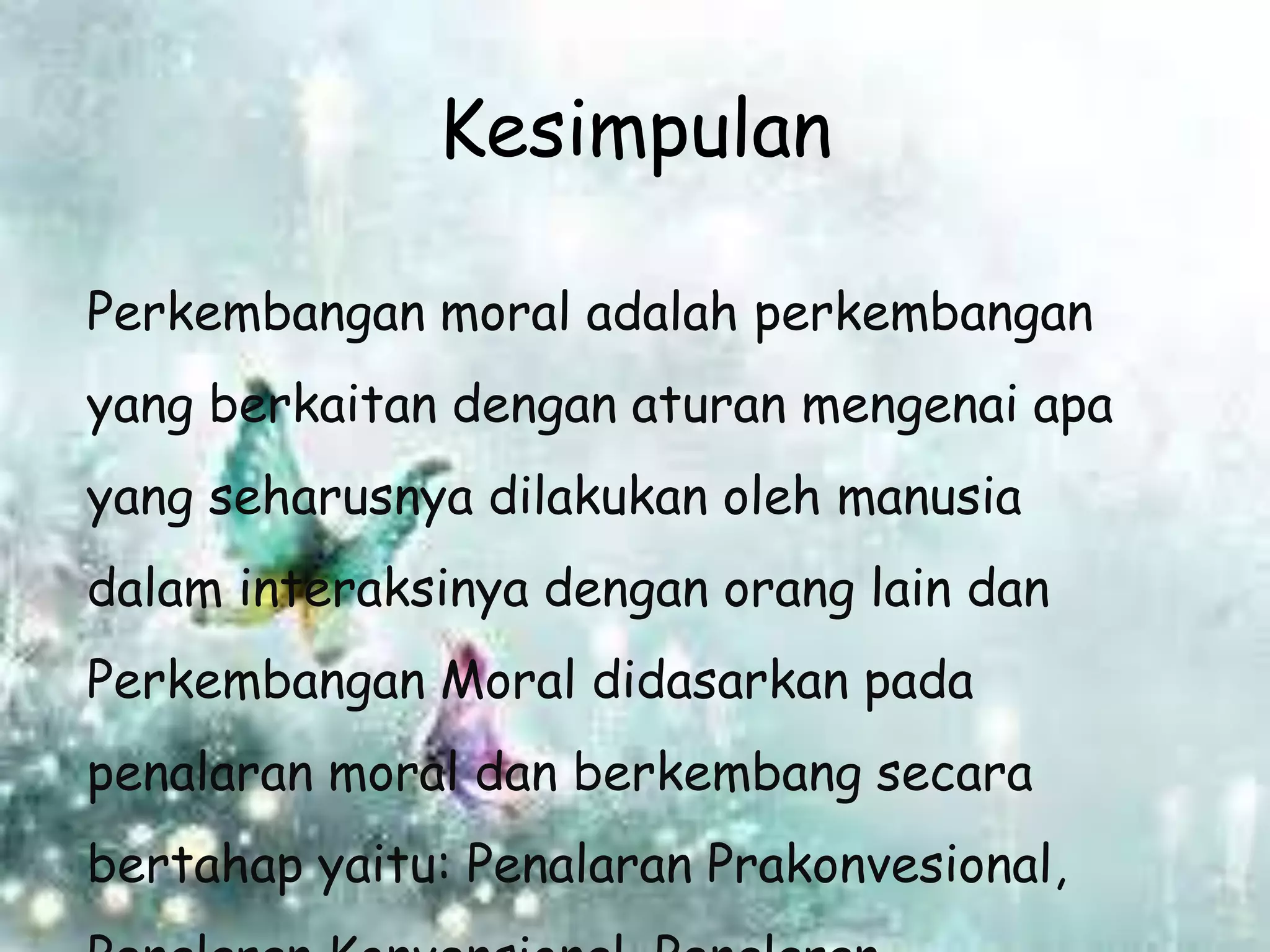 Perkembangan moral dan spritual peserta didik | PPTX