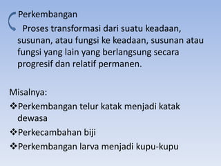 Perkembangan organisme skrg multiseluler 6 septem | PPTX