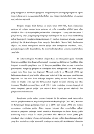 Perkembangan pencapaian dan sosial pelajar pendidikan khas bermasalah ...