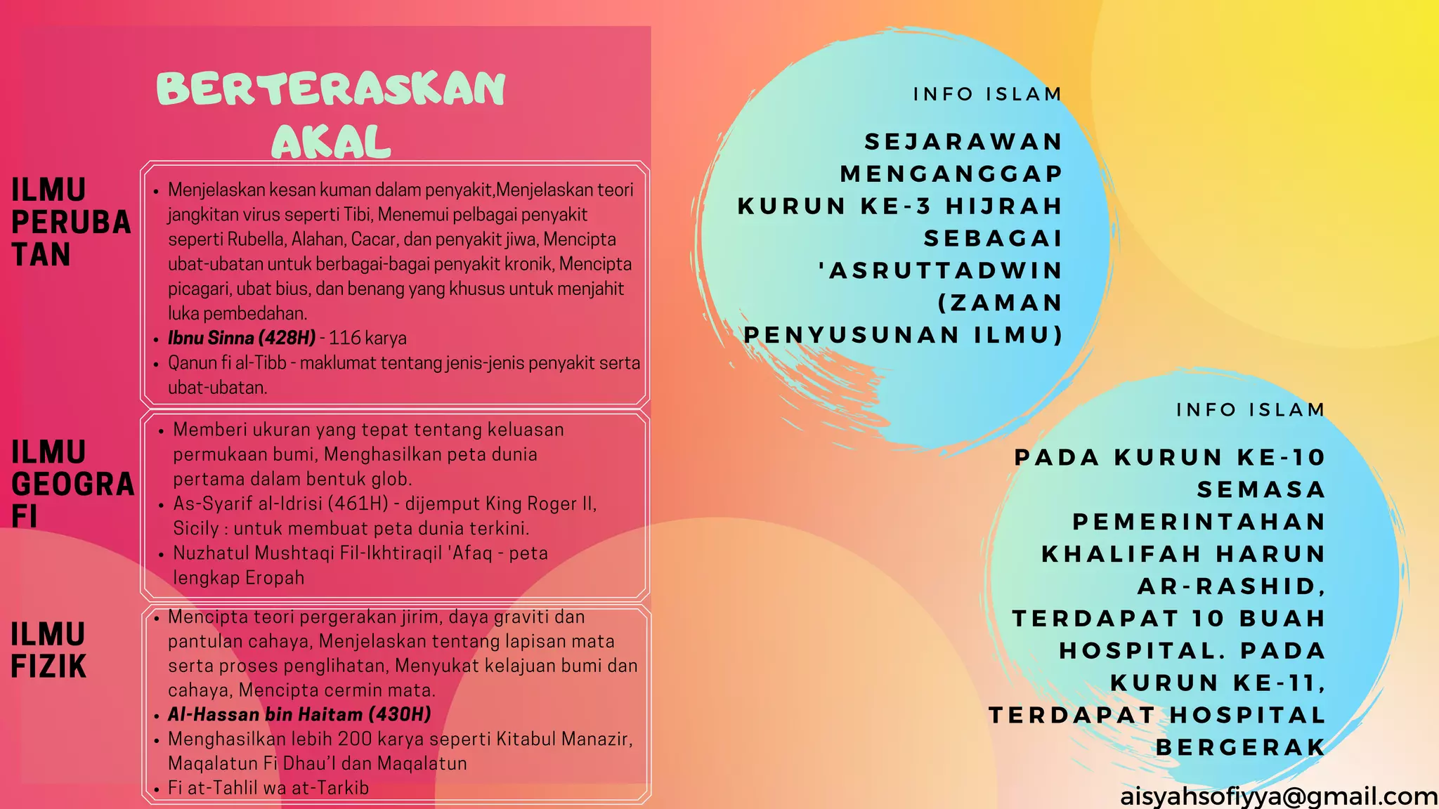 PEN. ISLAM F5 SIRAH & TAMADUN ISLAM : Perkembangan pendidikan Kerajaan ...